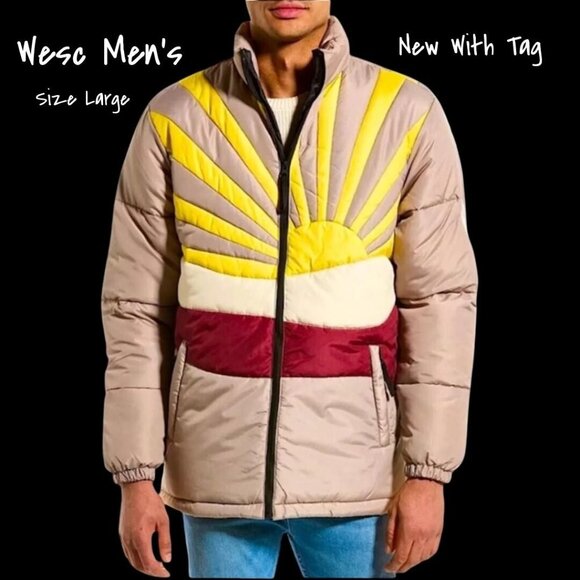 Wesc | Jackets & Coats | Mens Wesc Retro Puffer Jacket Size Large New ...